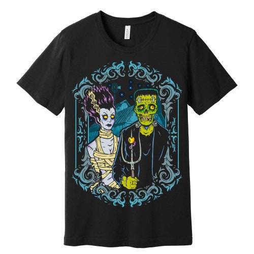 American Gothic T-shirt Horror Punk Shirt Psychobilly - Etsy