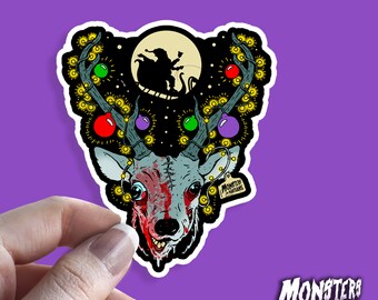 Greaser Frankenstein Vinyl Sticker, Horror Punk Decal, Psychobilly ...