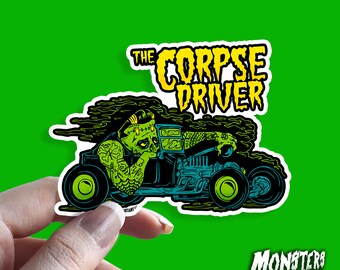 Freakshow Zombie Vinyl Sticker Horror Punk Decal Psychobilly | Etsy