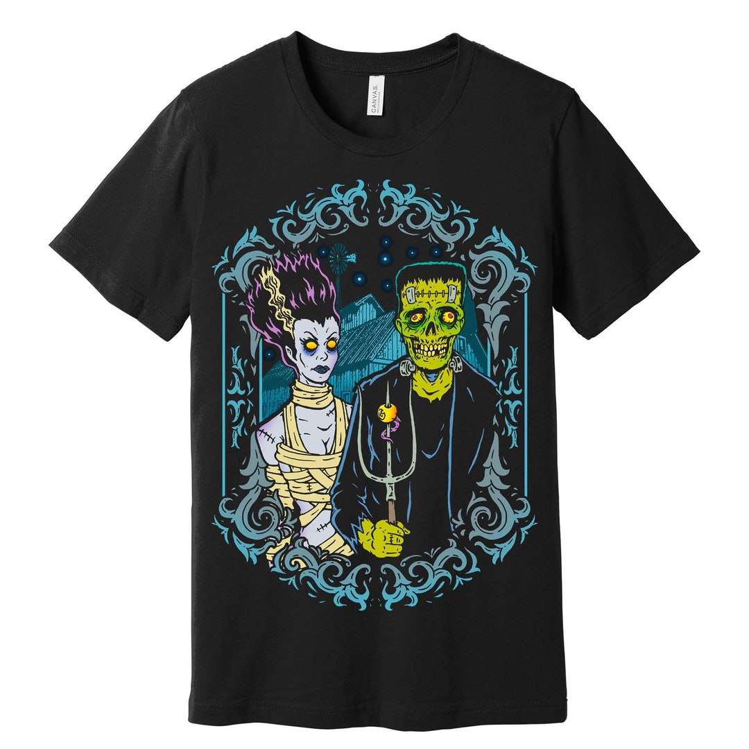 American Gothic T-shirt Horror Punk Shirt Psychobilly - Etsy