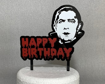 Scream Inspired Ghostface Happy Birthday Cake Topper - Etsy
