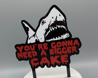 Jaws Cake Topper - Etsy UK