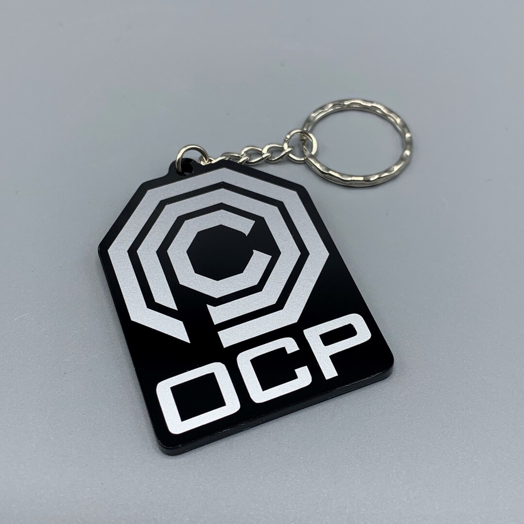 Robocop Inspired OCP Decorative Keyring - Etsy UK