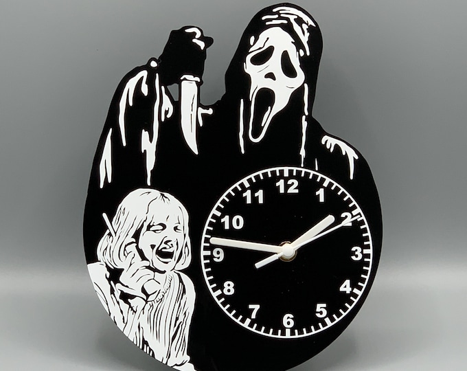 Scream Inspired Ghostface Clock - Etsy UK