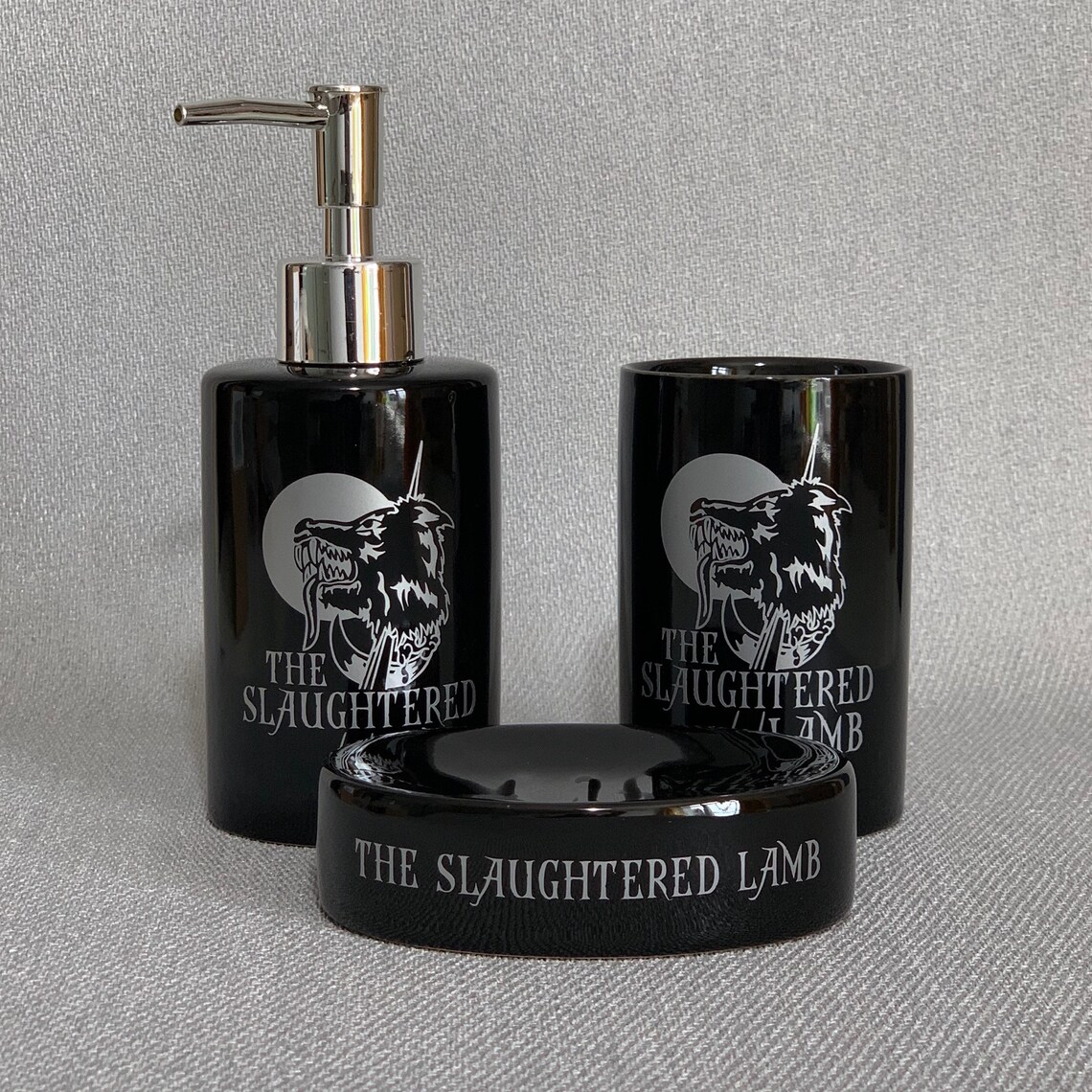 The Slaughtered Lamb Bathroom Set. American Werewolf in London | Etsy UK