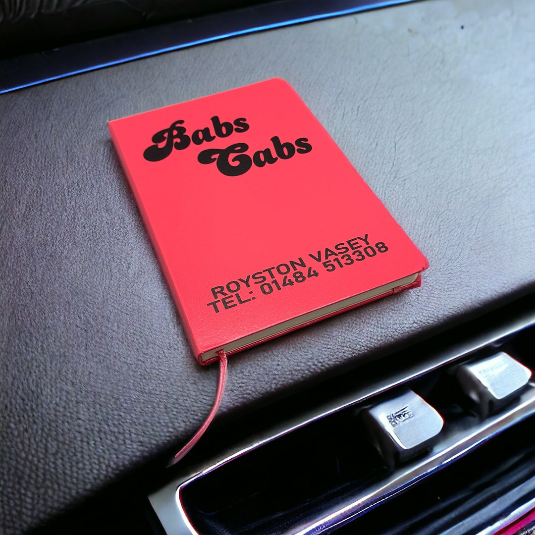 League of Gentlemen Inspired Babs Cabs Notebook. - Etsy UK