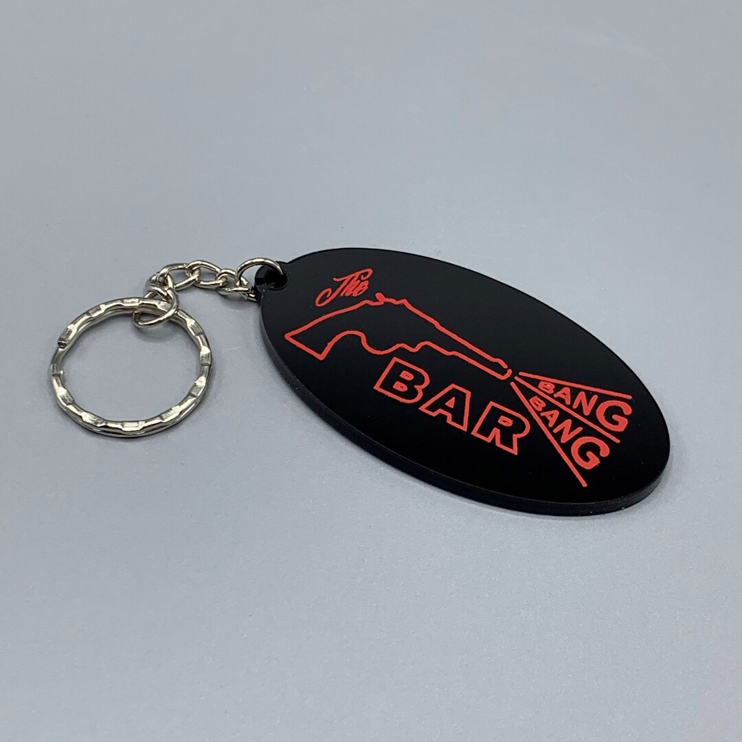 Twin Peaks Inspired the Bang Bang Bar Keyring. - Etsy