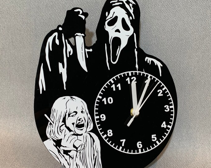 Scream Inspired Ghostface Clock - Etsy UK
