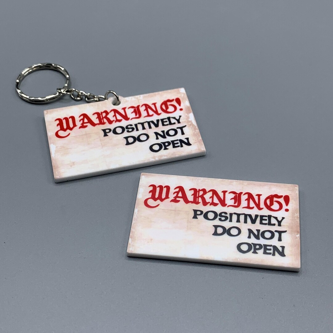 Annabelle Inspired Warning Positively Do Not Open Sign Decorative ...