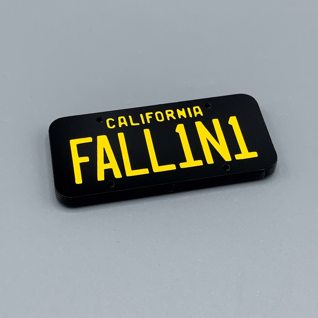 Lucifer Inspired FALL1N1 Licence Plate Magnet - Etsy UK