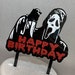 Scream Inspired Ghostface Happy Birthday Cake Topper - Etsy UK
