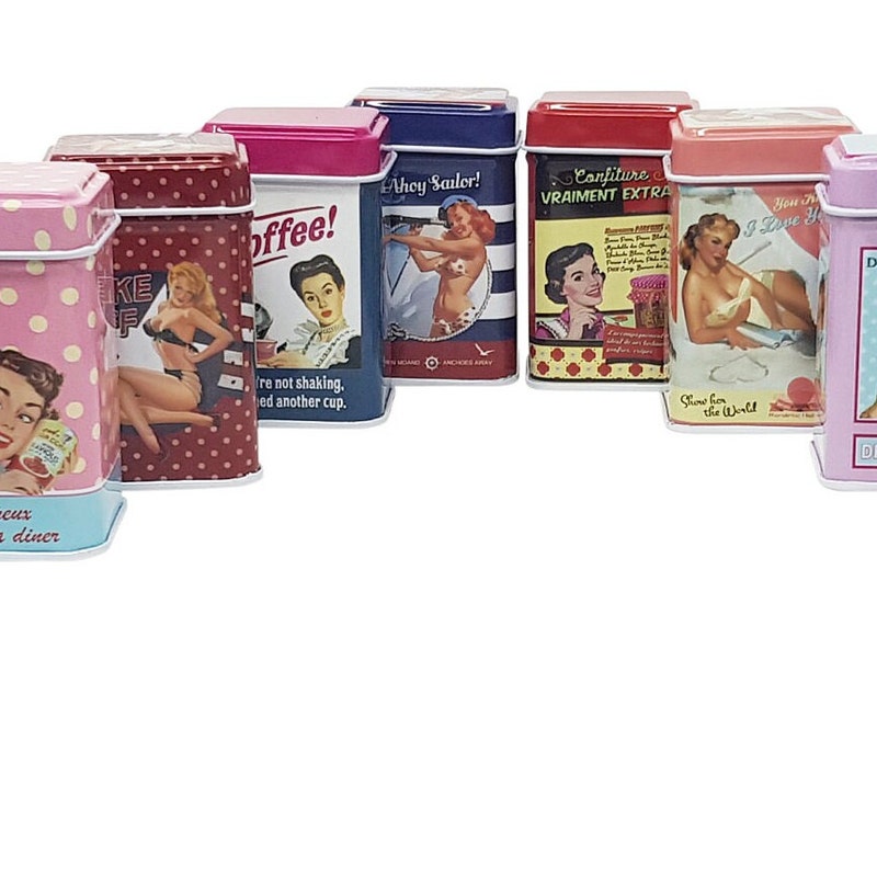 Small Metal Coffee Tins - Etsy UK
