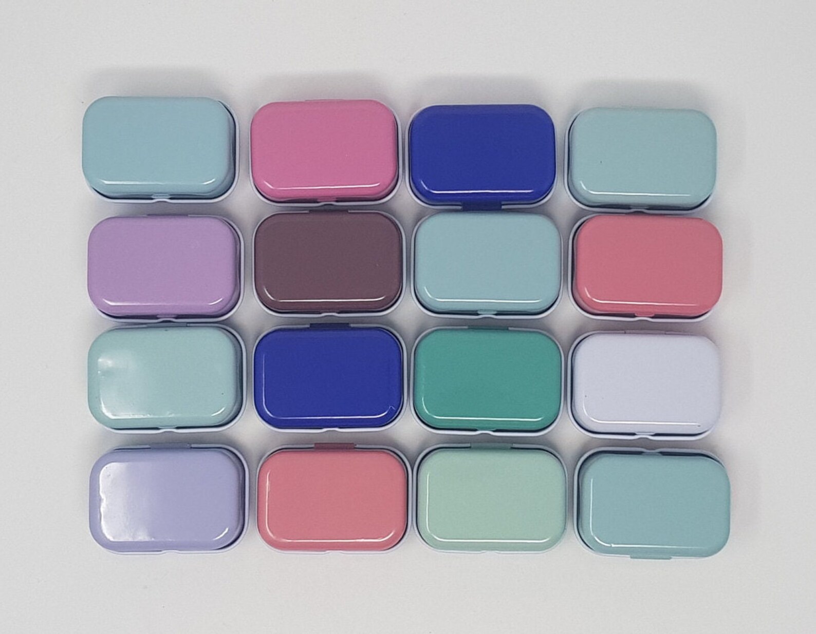 Small Tin Boxes Storage Box Empty Metal Box Jewelry Organizer Travels ...