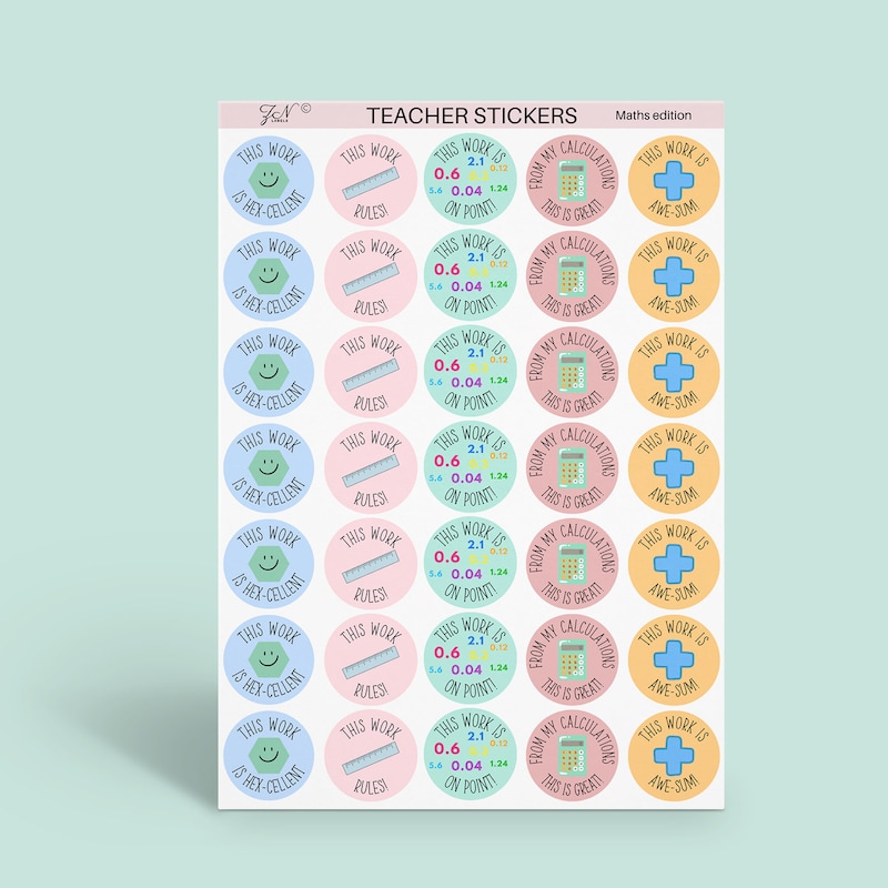 Pun Math Sticker - Etsy UK