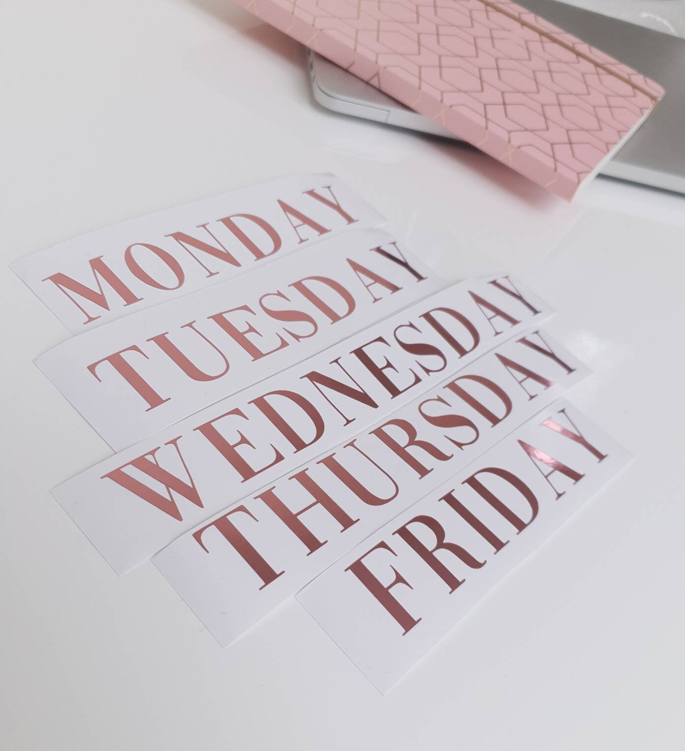 Days of the Week Vinyl Set | Etsy