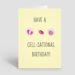 Science Pun Cards, Greeting Card, Birthday Card, Well Done Card. 'have ...