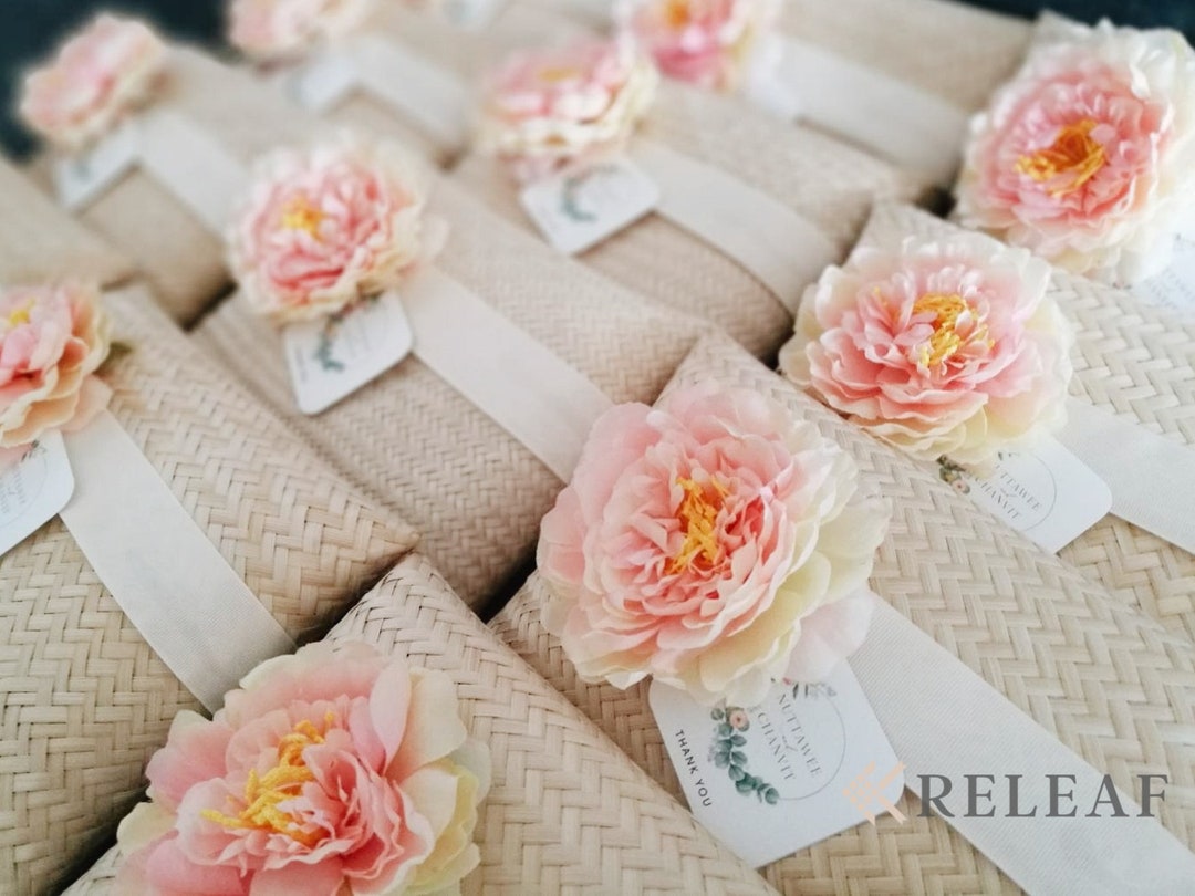 Handmade Bamboo Woven Gift Box: Eco Wedding Favor - Etsy
