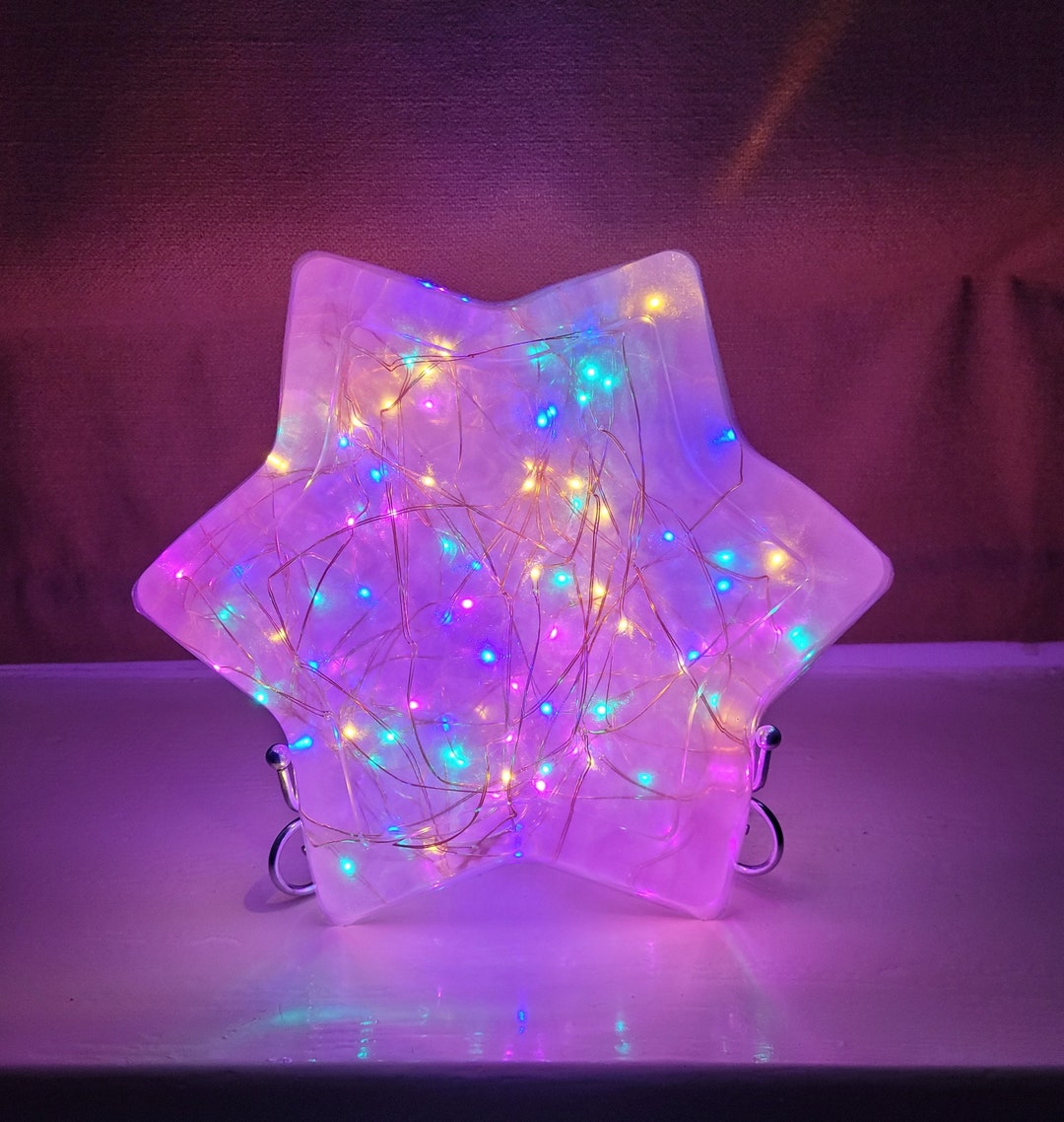 Large Star Light Wall Art Home Decor in Resin - Etsy