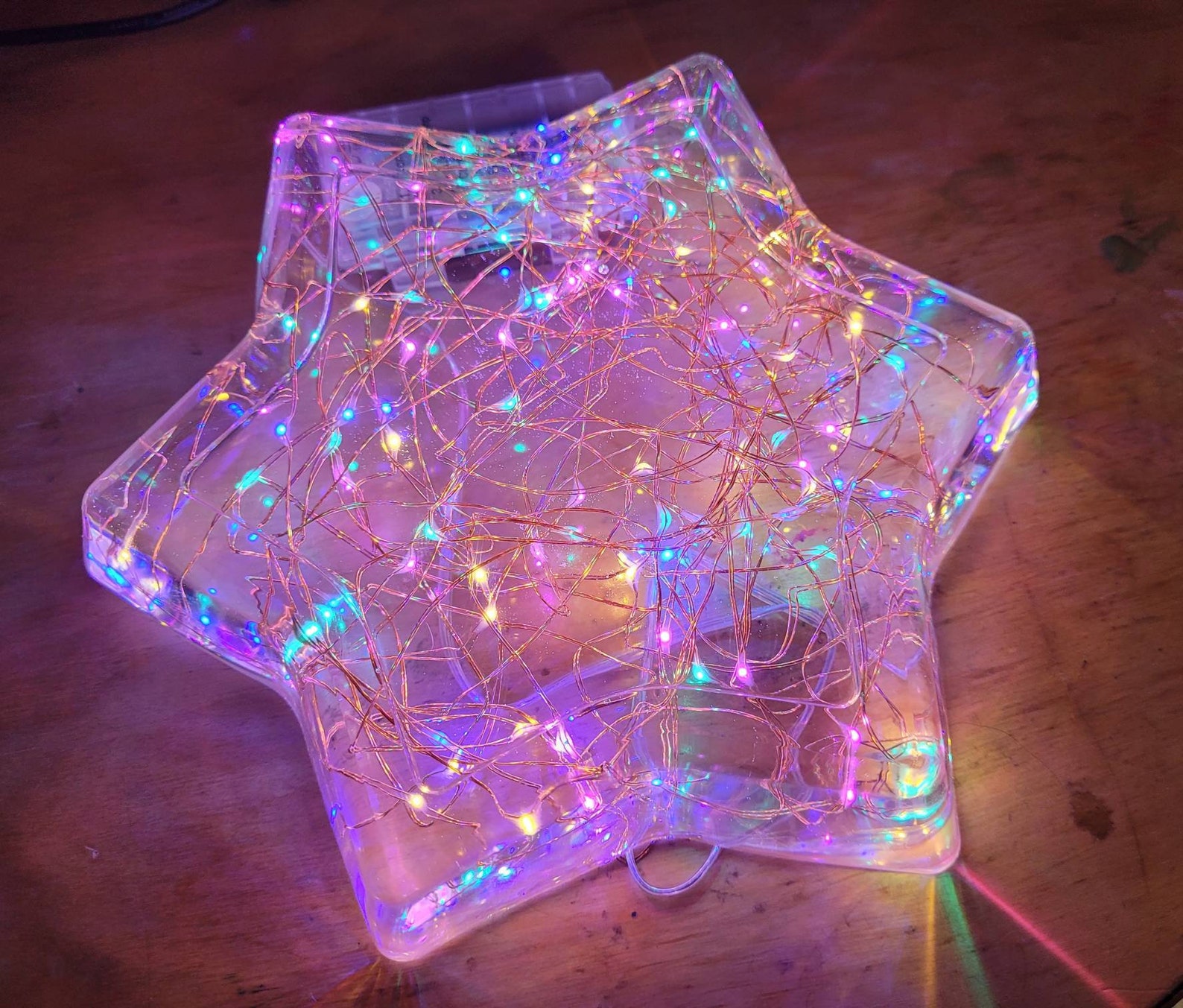 Large Star Light Wall Art Home Decor in Resin - Etsy