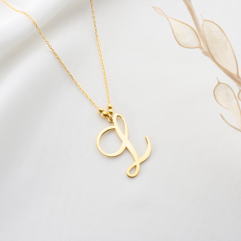 Cursive Necklace - Etsy