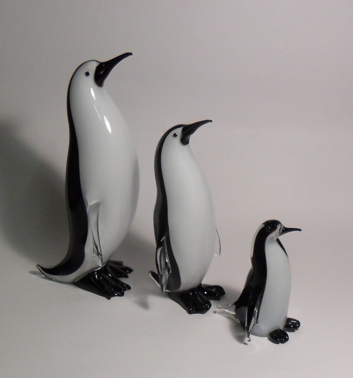 Murano Glass Penguin Produced by Prestigious Furnace - Etsy UK