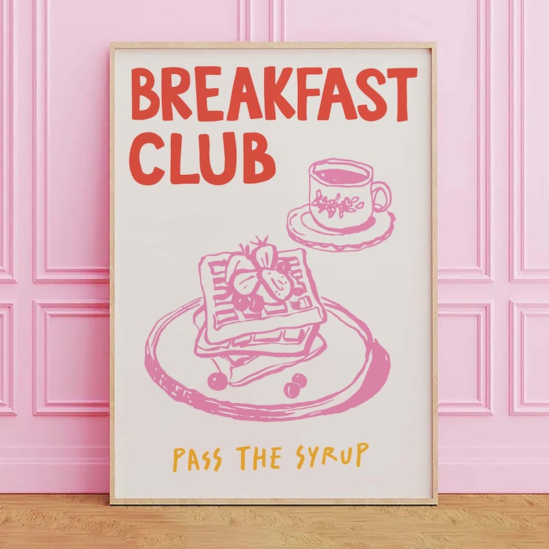 The Breakfast Club Poster - Etsy