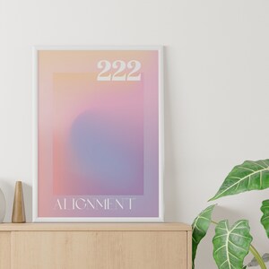 Angel Number 222 Alignment Print | Digital Art Download | Spiritual ...