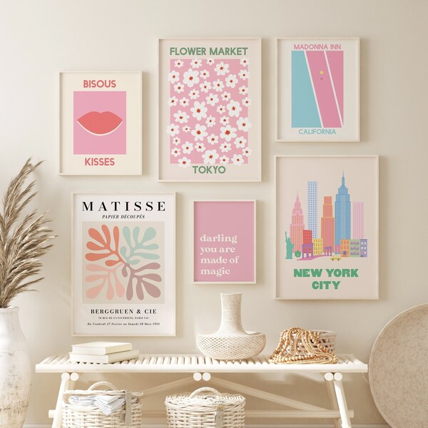 Printable Wall Art Set of 6 - Etsy