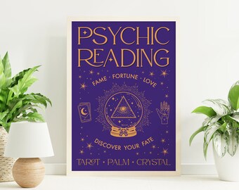 Psychic Poster - Etsy