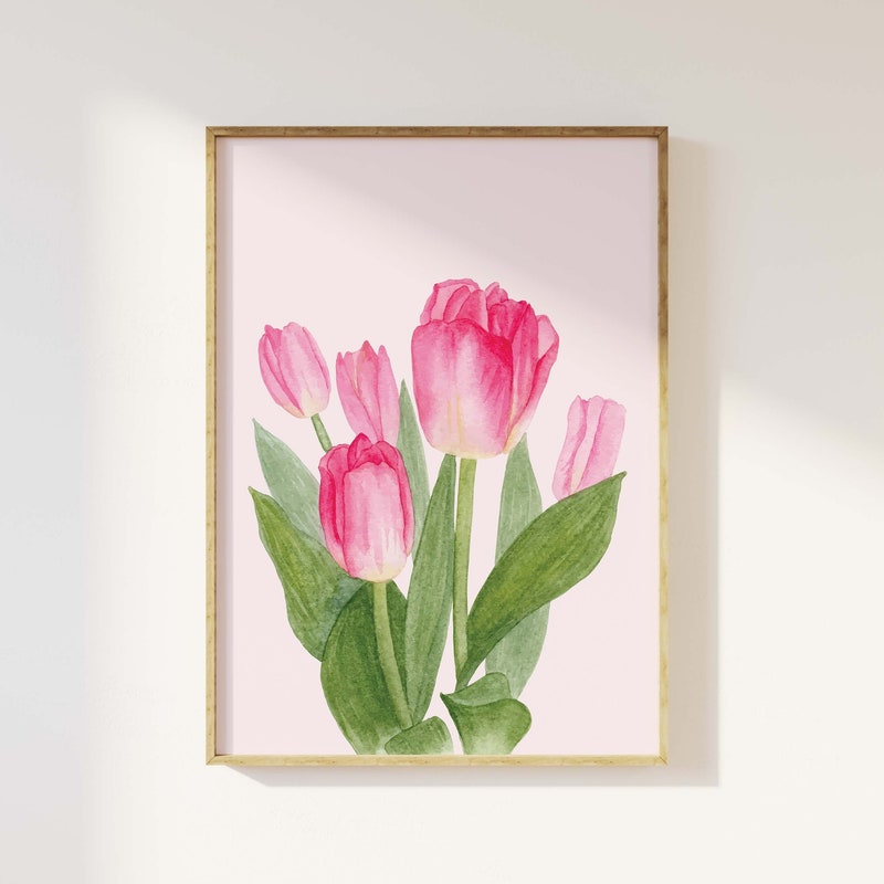 Tulip Print - Etsy