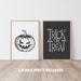 Halloween Gallery Wall Set, Digital Art Download, 10 Printables, Spooky ...