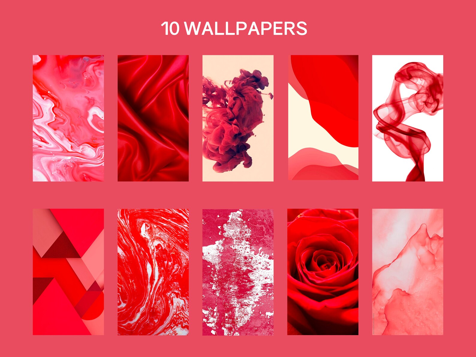 IOS Red & White App Icons Set 330 Red and White Minimal iOS | Etsy