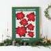 Set of 6 Christmas Gallery Wall, Digital Art Download, Colorful ...