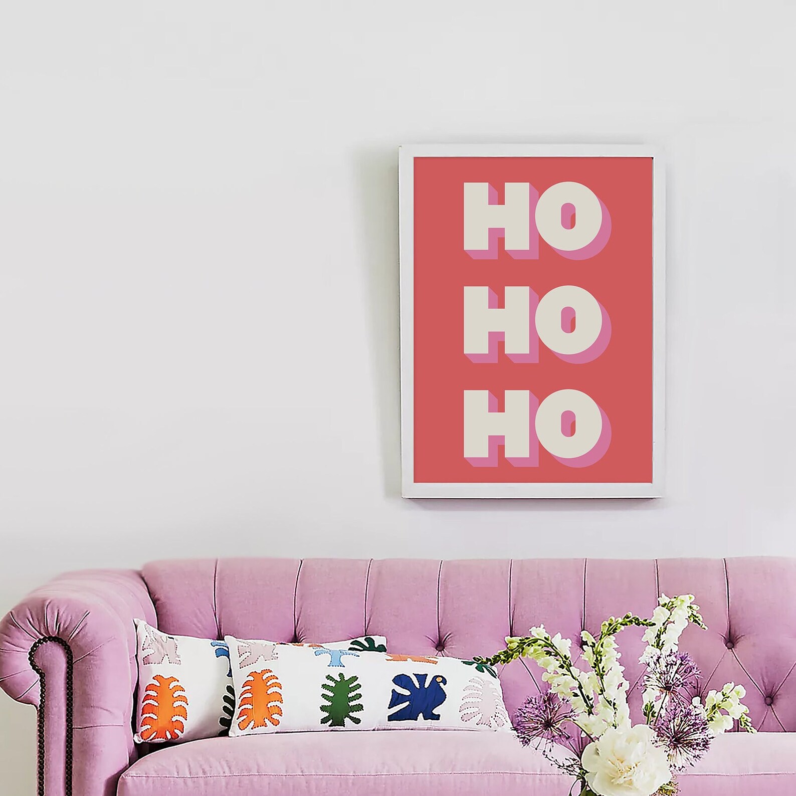 Set of 6 Christmas Gallery Wall | Digital Art Download | Colorful ...