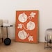 Cute Pumpkins Print, Digital Art Download, Autumn Wall Decor ...