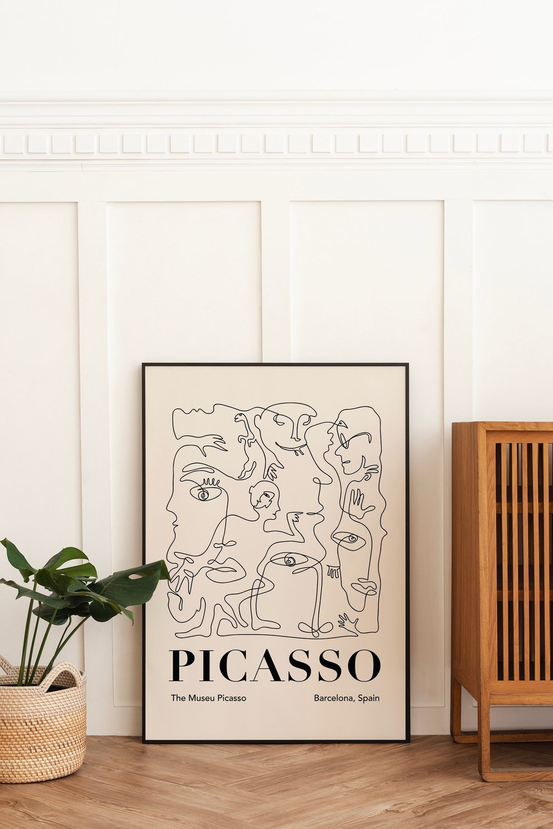 Picasso Line Drawing Print Digital Art Download Abstract - Etsy