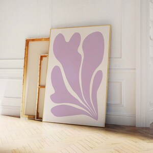Purple Abstract Print | Digital Art Download | Trendy Purple Purple ...