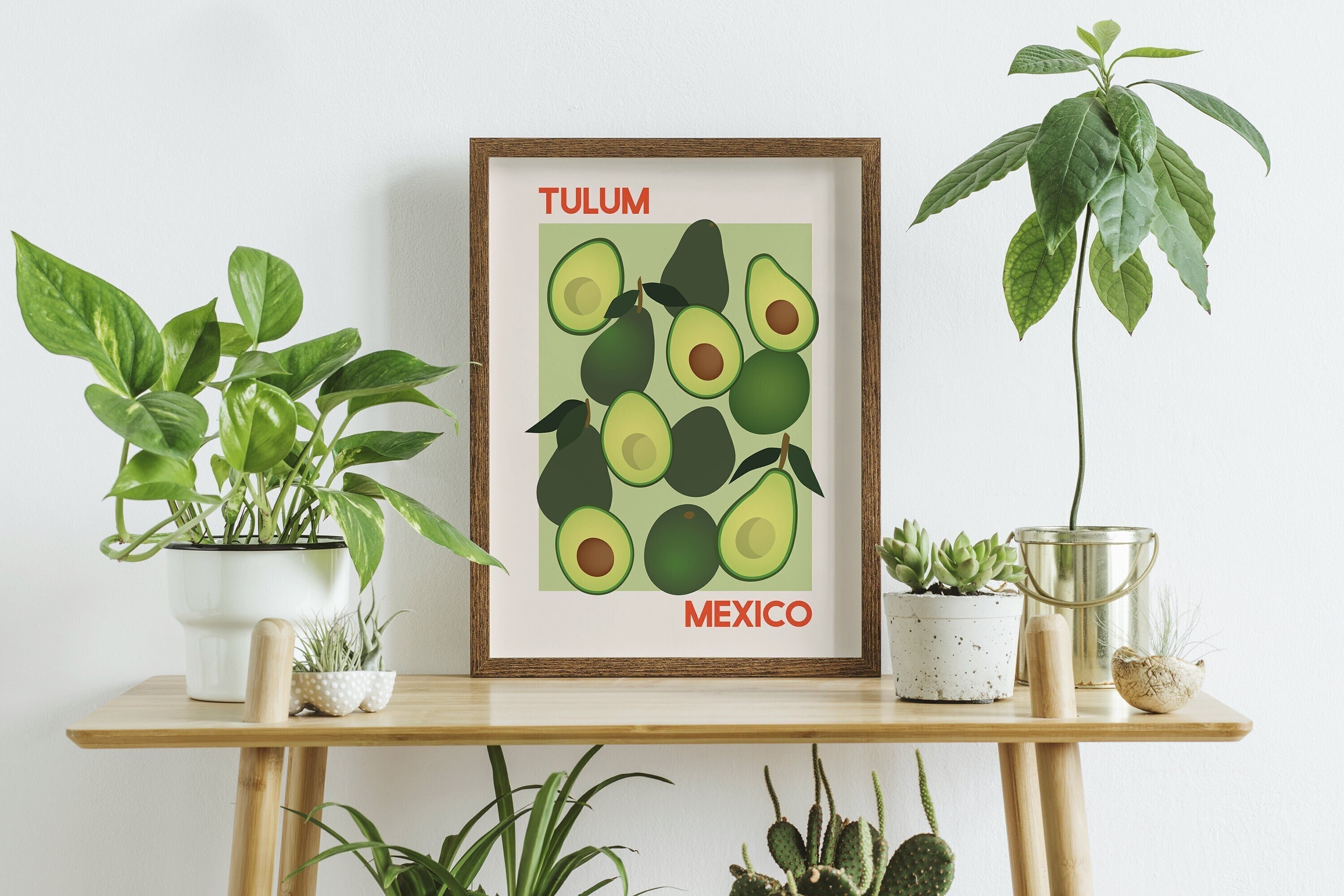 Avocado Tulum Mexico Print Digital Art Download Avocados - Etsy