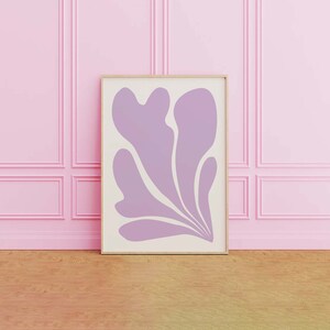 Purple Abstract Print | Digital Art Download | Trendy Purple Purple ...