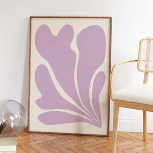 Purple Abstract Print | Digital Art Download | Trendy Purple Purple ...