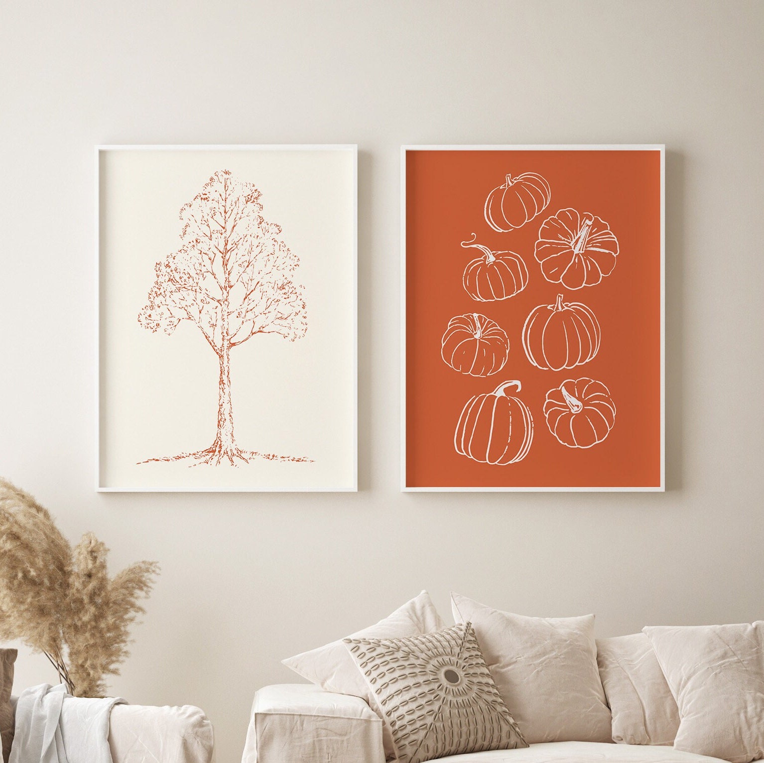 Fall Gallery Wall | Digital Art Download | 10 Printables | Rustic Fall ...