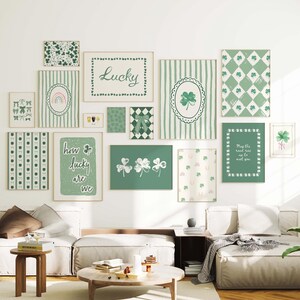 St. Patricks Day Gallery Wall Mega Bundle, Digital Art Download, 20 ...