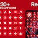 Ios Red App Icons 230 Bright Red Minimal Ios 14 Modern Icon Pack - Etsy