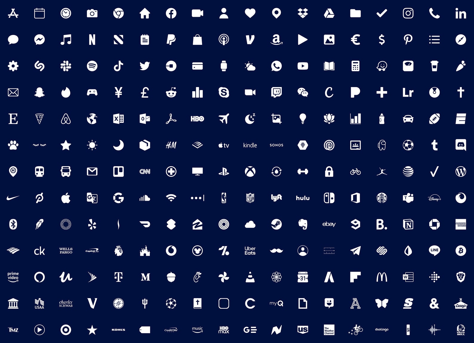 Ios Navy App Icons 230 Blue Minimal Ios 14 Modern Icon Pack - Etsy