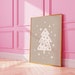 Christmas Tree Print | Digital Art Download | Neutral Christmas Decor ...