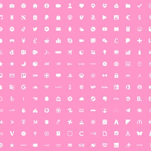 Ios Pink App Icons | 230+ Soft Pink Minimal Ios 14 Modern Icon Pack - Etsy