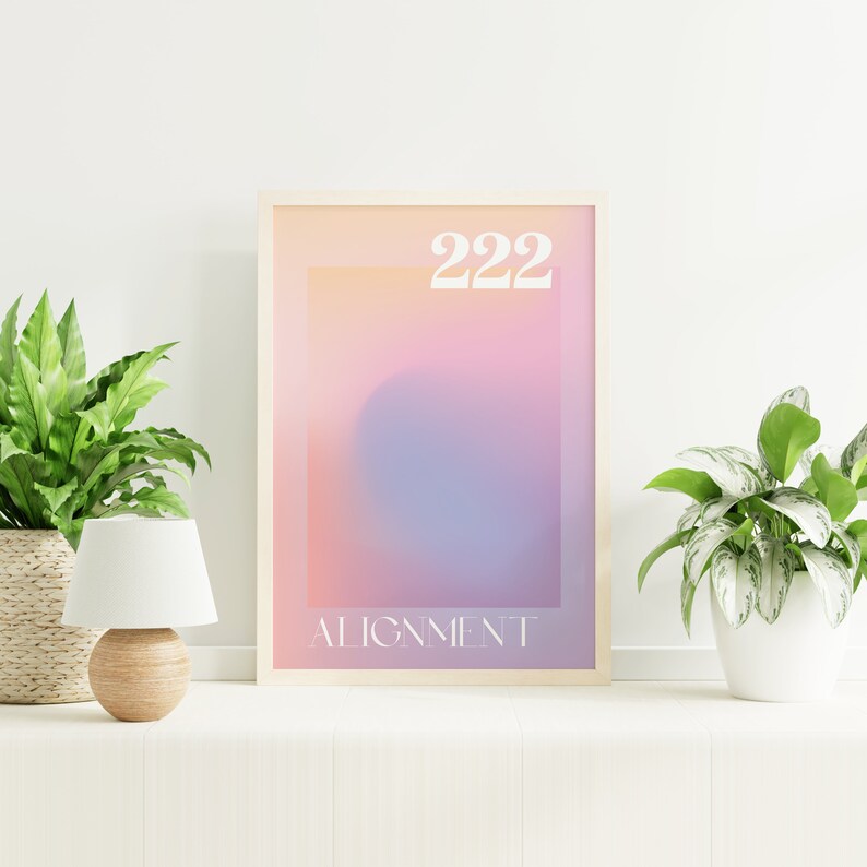 Angel Number 222 Alignment Print Digital Art Download - Etsy