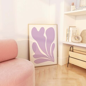 Purple Abstract Print | Digital Art Download | Trendy Purple Purple ...