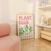 Plant Club Print | Digital Art Download | Cute Plants Decor | Trendy ...