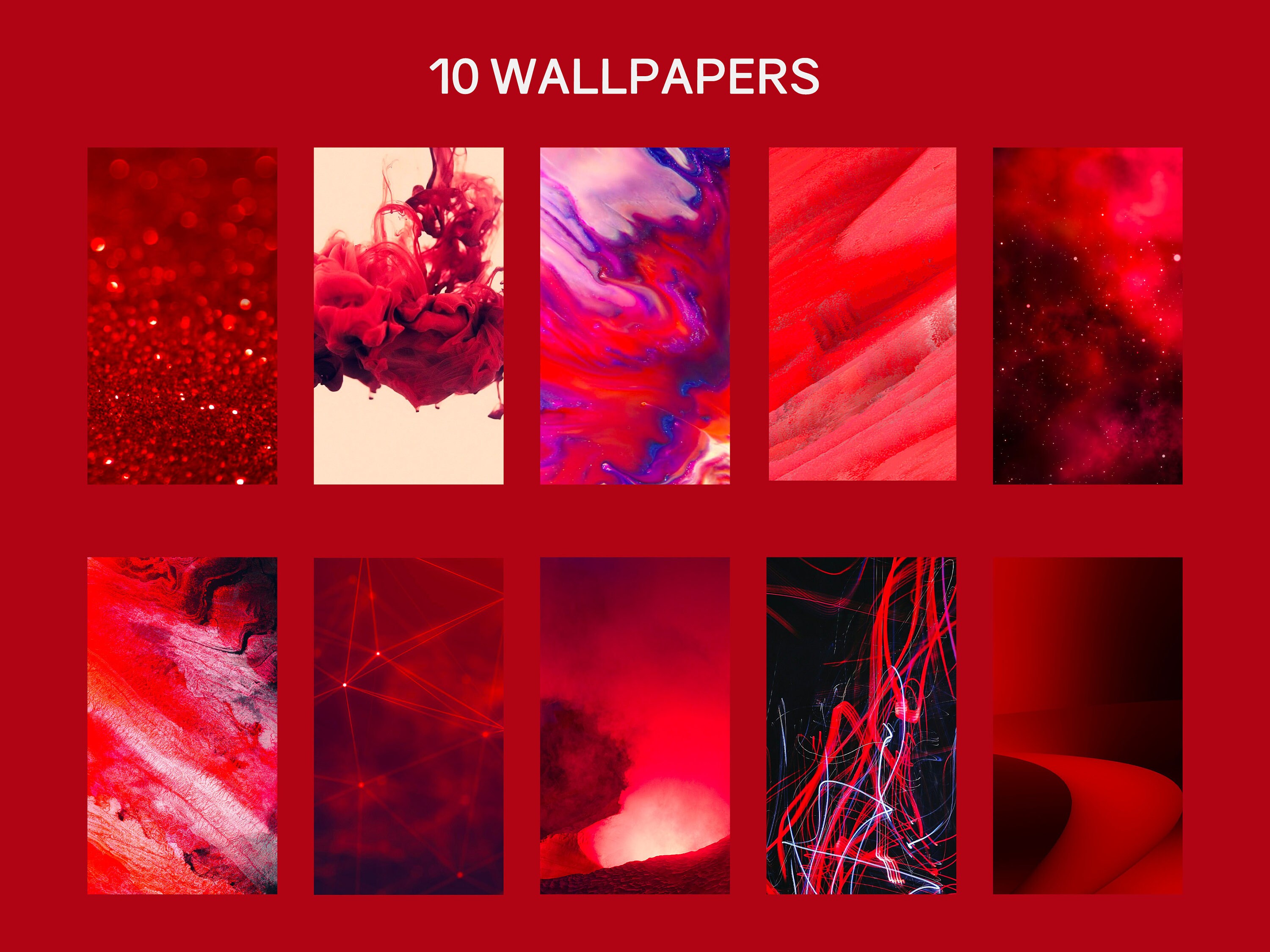 Ios Red App Icons 230 Bright Red Minimal Ios 14 Modern Icon - Etsy UK